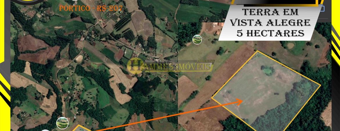 VENDE: LOTE RURAL: 5 Hectares de Terra na localidade de Vista Alegre ...